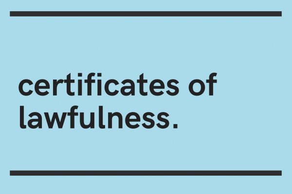 Certificates of Lawfulness | MZAs Planning | Planning Permission ...